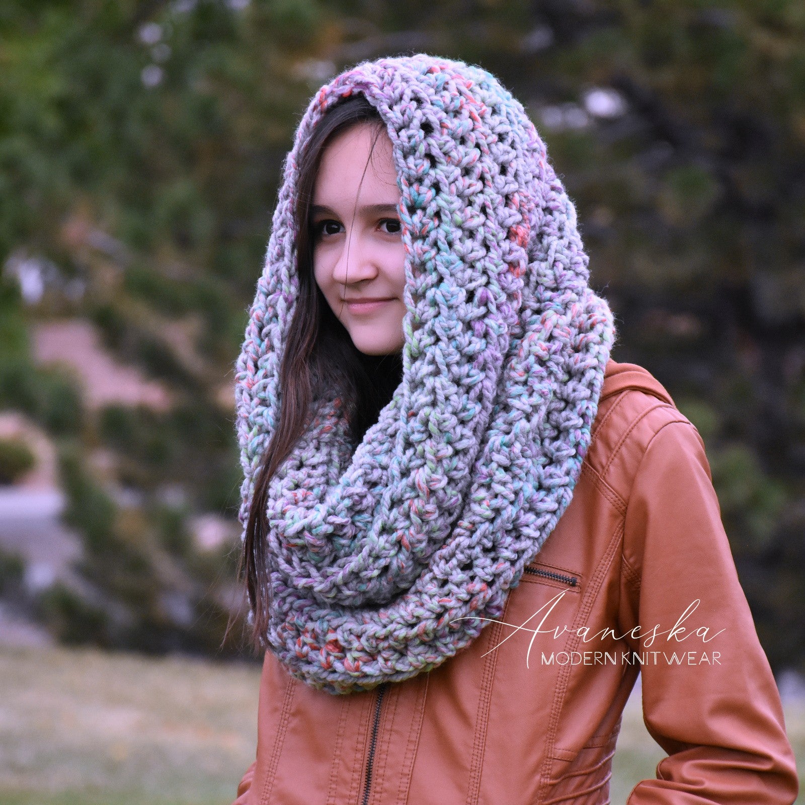 Oversized Chunky Scarf | THE PRAGUE – Avaneska Knitwear