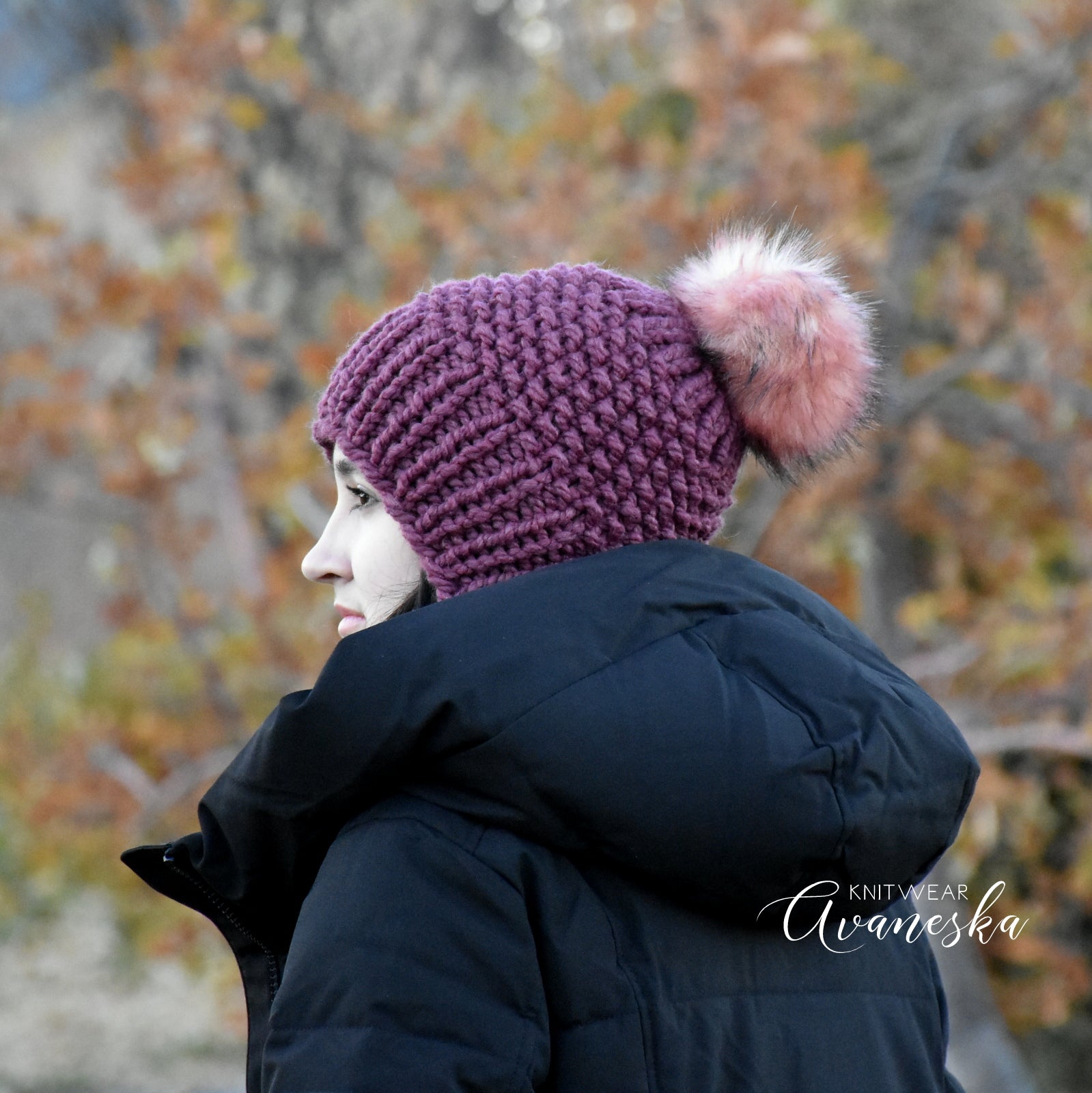 Bonnet Style Fitted Hat | The BARONESS – Avaneska Knitwear